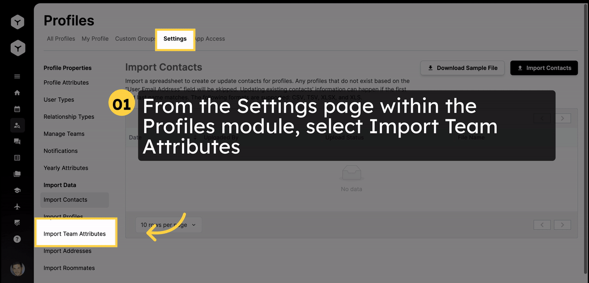 Import User Data Using the Teamworks Hub User Data Importers