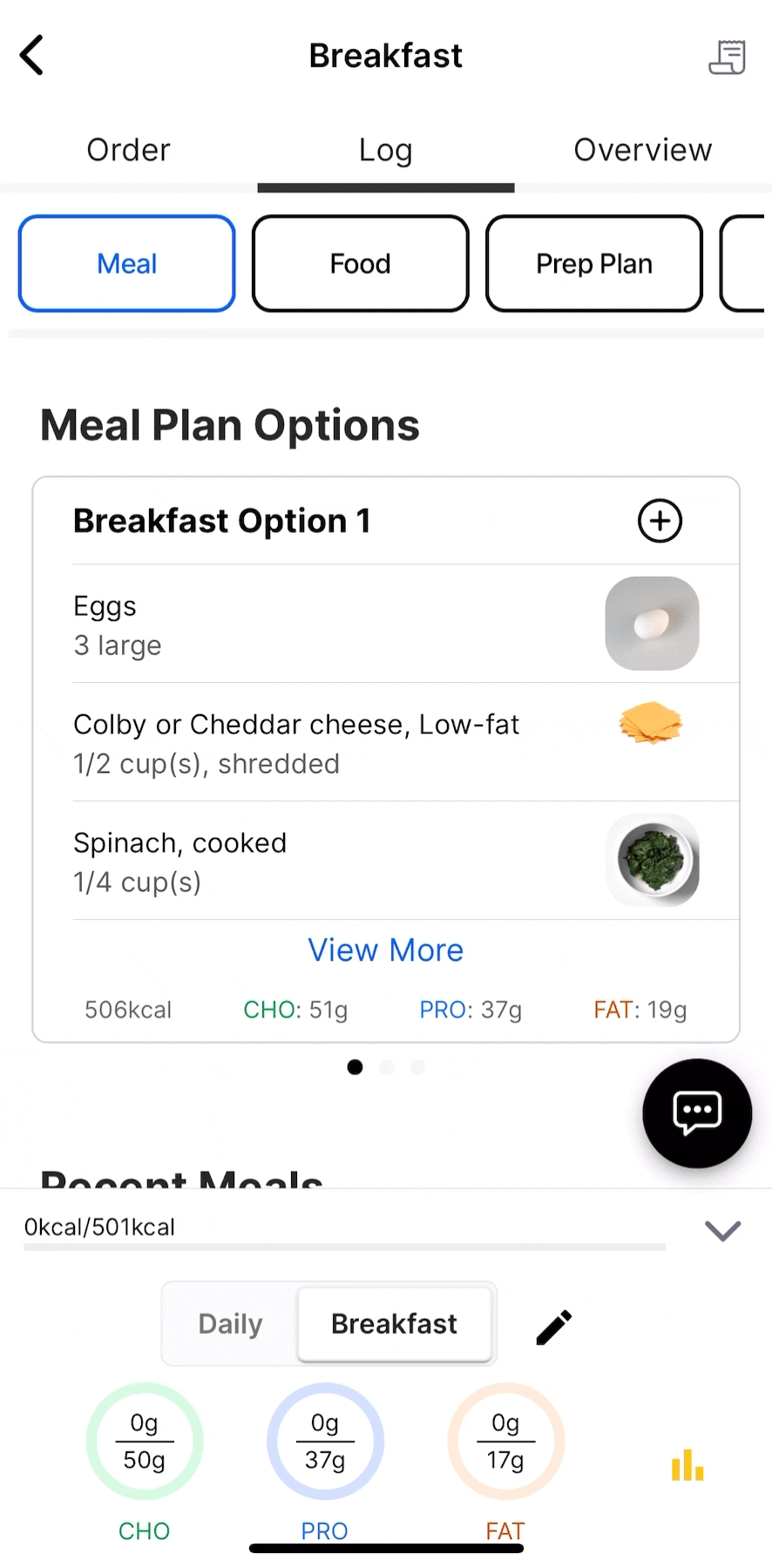 Log a Meal