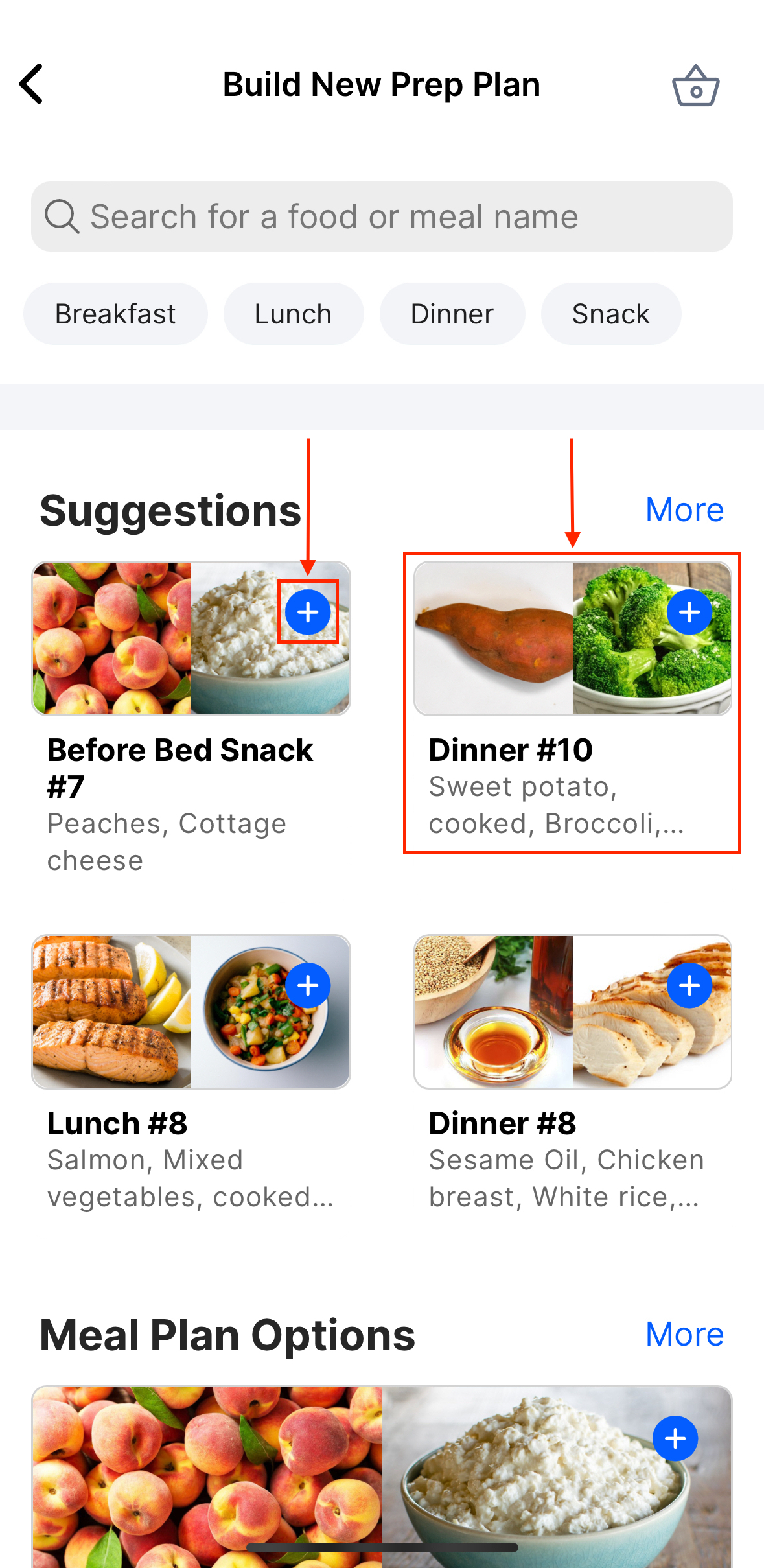 Build a Meal Prep Plan and Generate a Grocery List