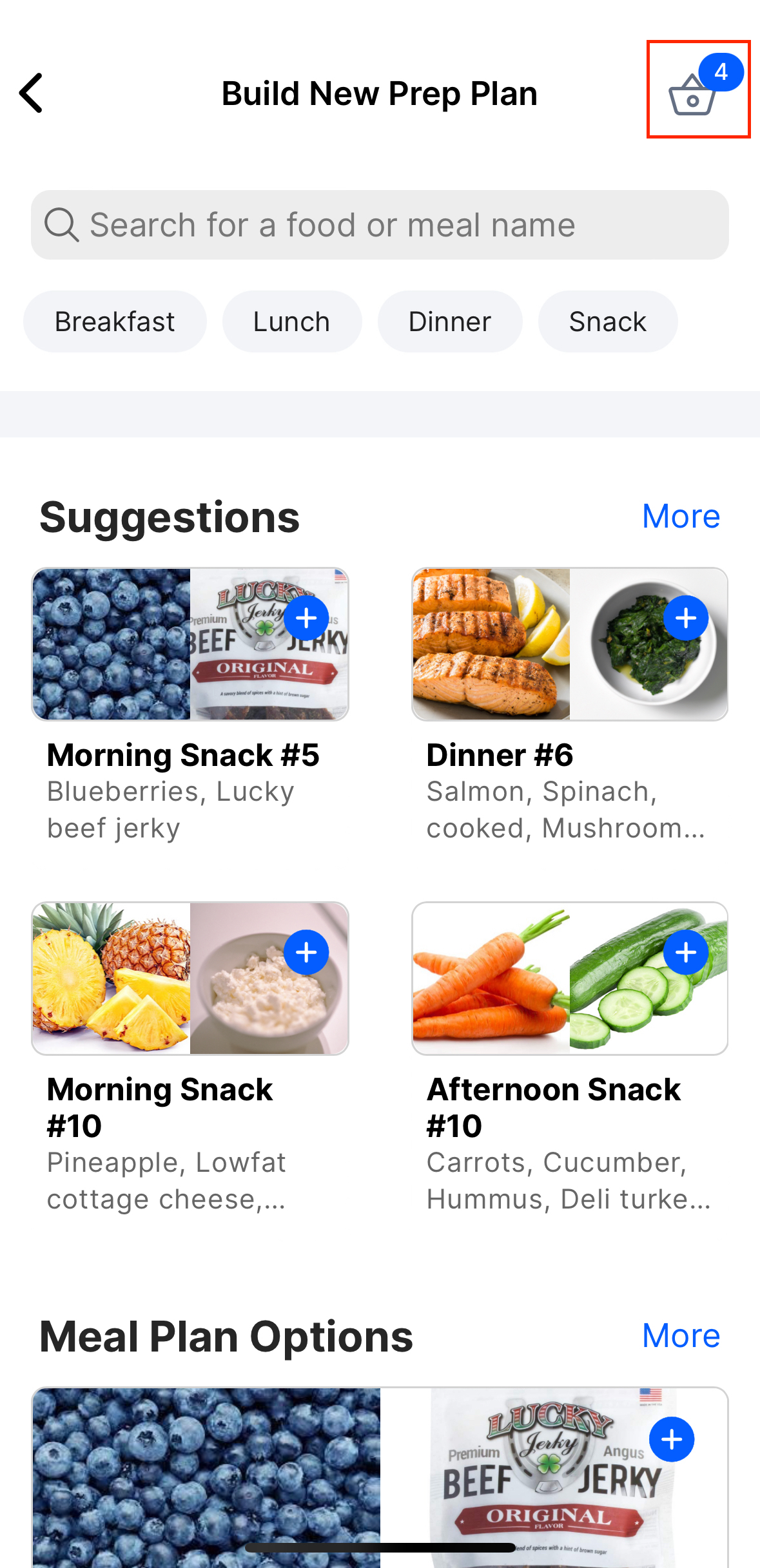 Build a Meal Prep Plan and Generate a Grocery List