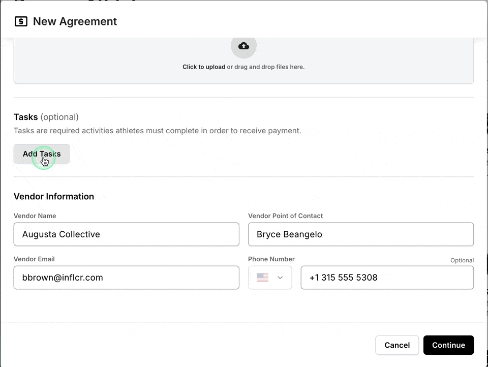 Propose an Agreement