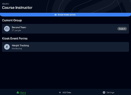 Recording Data from Bluetooth Scales Using Kiosk Mode on the AMS Mobile App