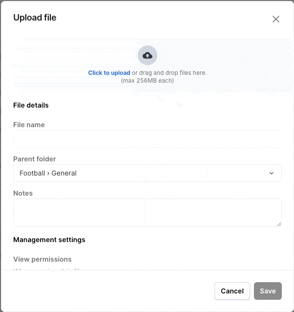 Files and Videos