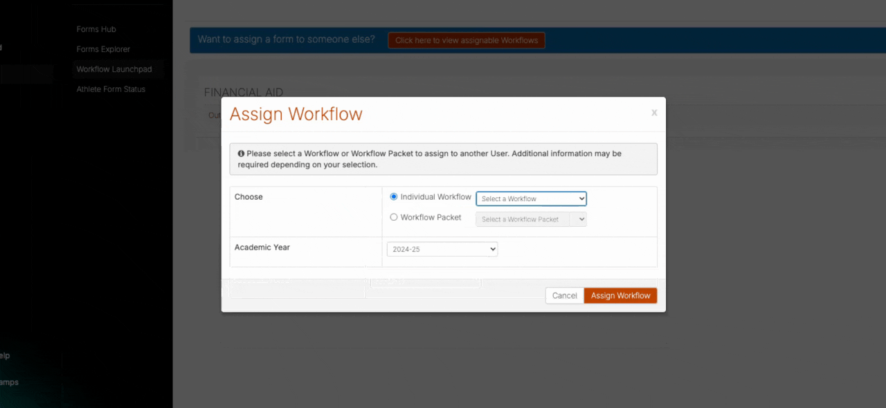 Launch and Assign Workflows