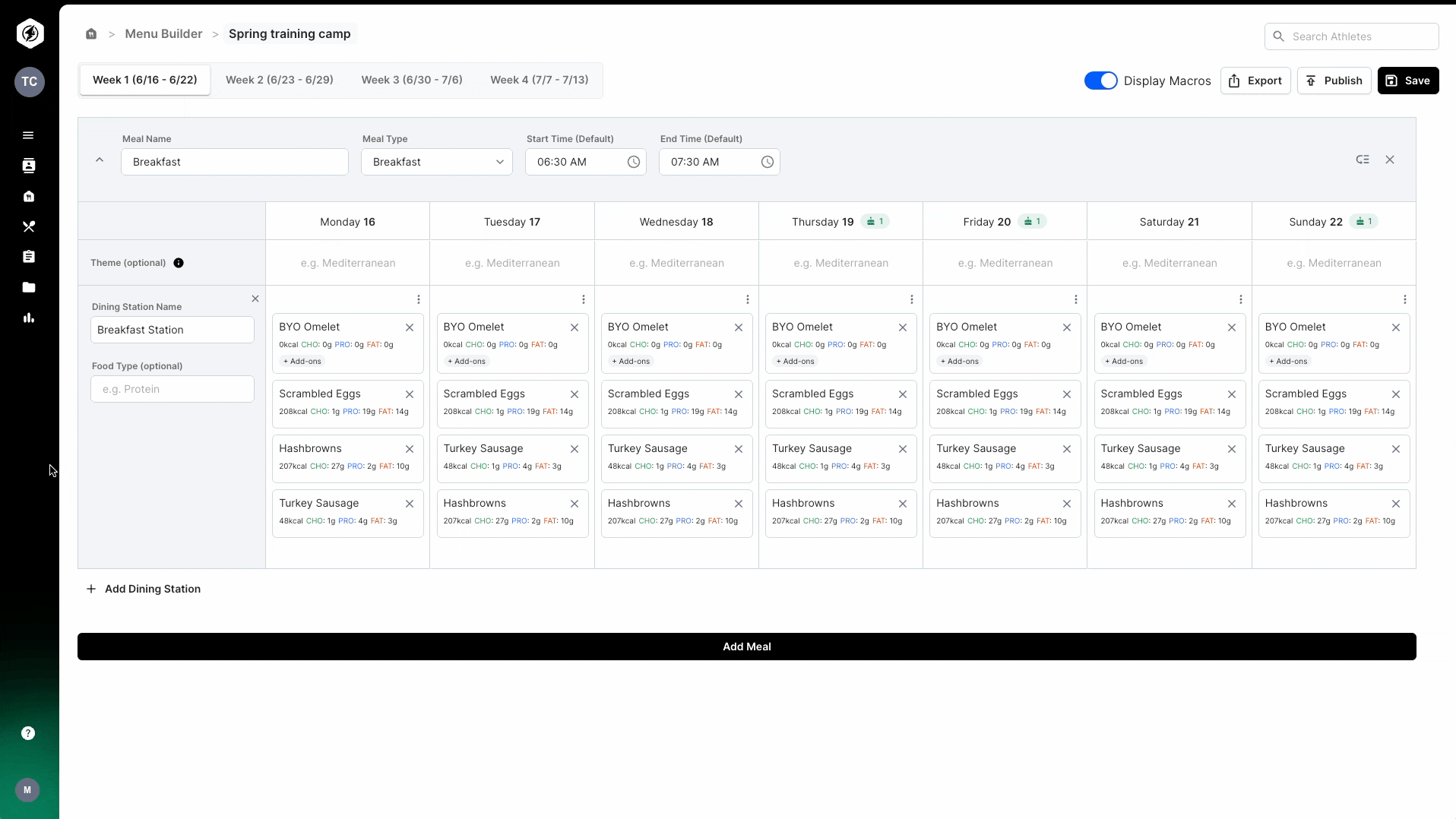 Create Menus in the Menu Builder